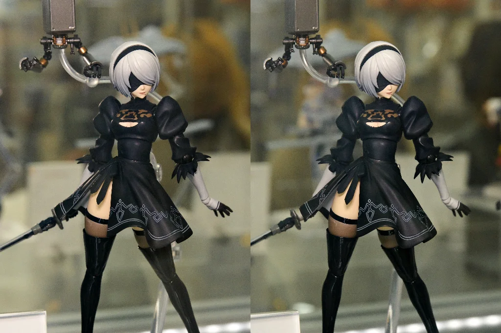figma NieR:Automata Ver1.1a 2B（ヨルハ二号B型） フィギュア 立体視 | フィギュア立体視ブログ